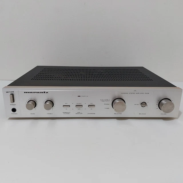MARANTZ PM 25 Integrated Amplifier Hi Fi Stereo PM25 with Masterplug £ ...