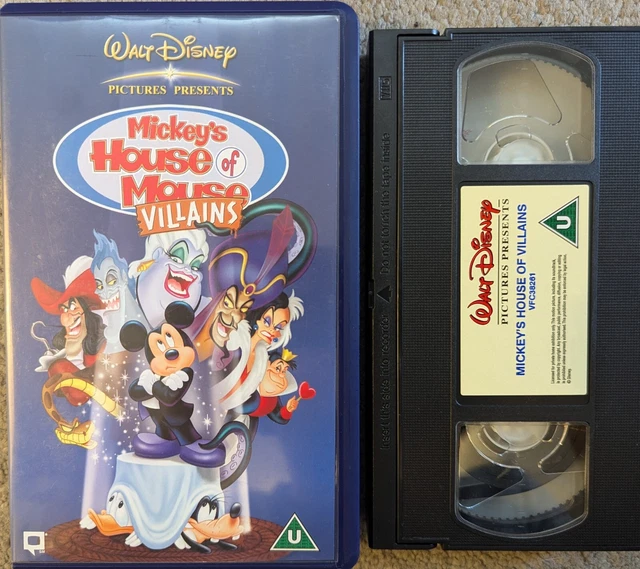 MICKEY'S HOUSE OF Mouse Villains VHS Video PAL Disney EUR 11,83 ...