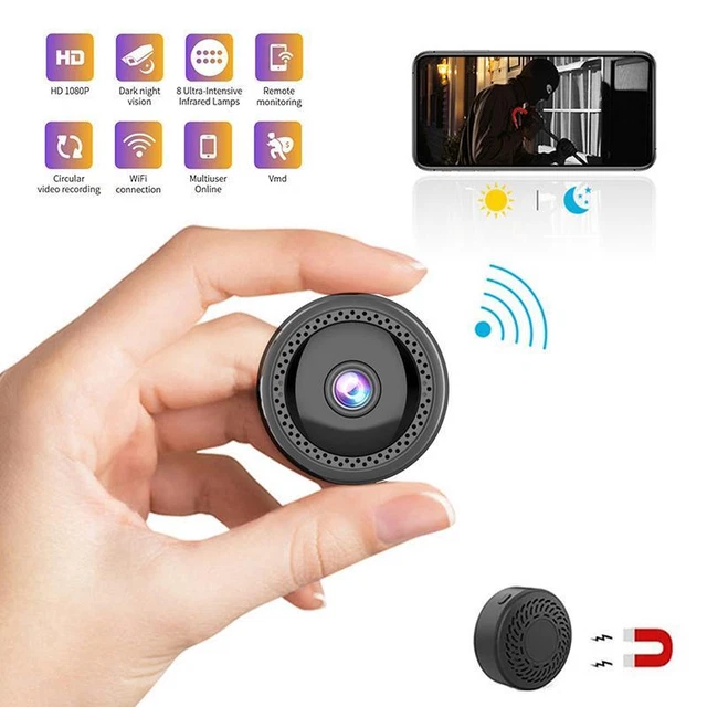MINI SPY HIDDEN Cam Wi-Fi Camera Motion Detection Night Vision 1080P ...
