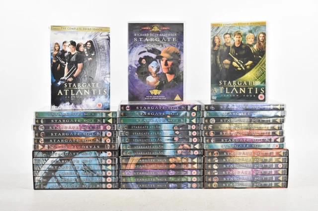 STARGATE SG1 & Stargate Atlantis Collection DVD's Seasons up to 8 EUR ...