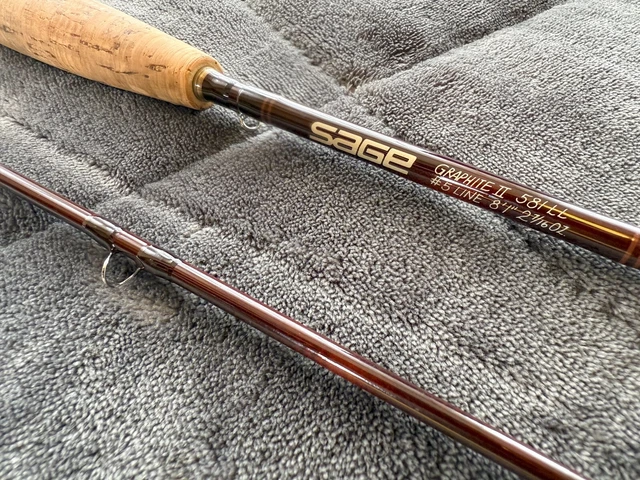 RARE! SAGE GRAPHITE II 581 LL Fly Rod 8'1" 5wt. 2-piece $61.00 - PicClick