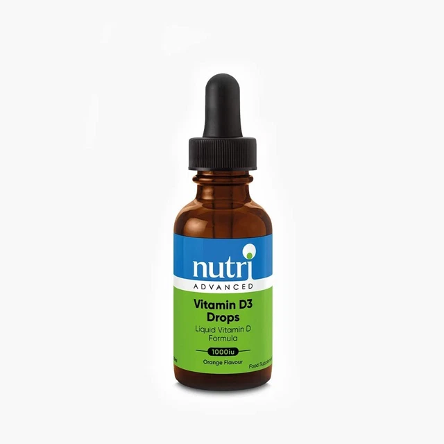 NUTRI ADVANCED - Vitamin D3 Liquid Drops - Orange 30ml £19.48 - PicClick UK