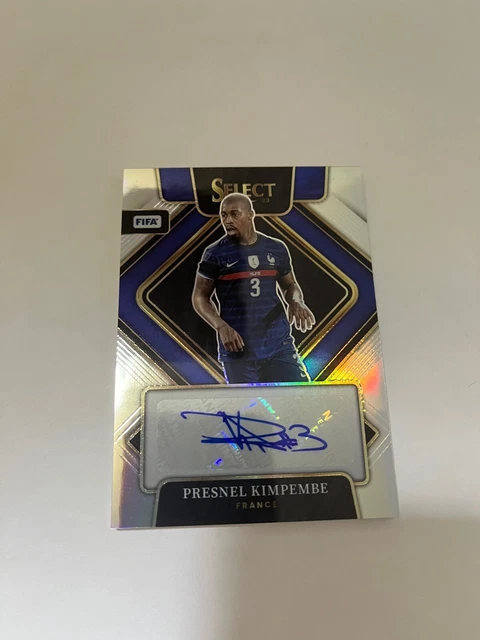 PRESNEL KIMPEMBE 2022-23 Panini Select Fifa Prizm Auto Autograph ...