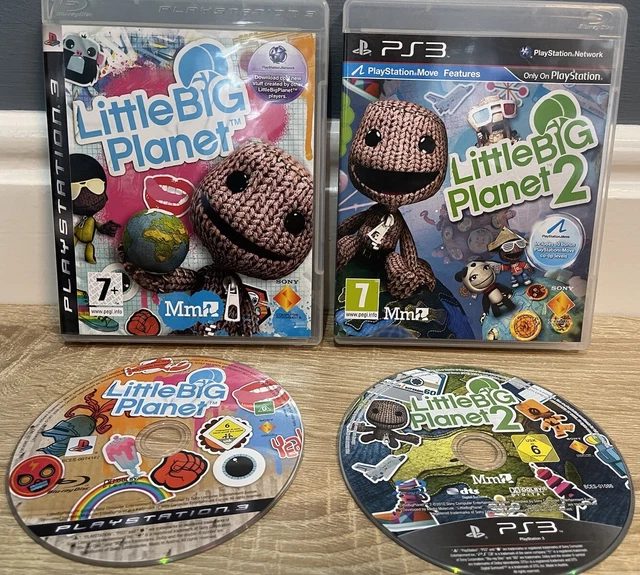 LITTLEBIGPLANET 1 & 2 - Sony PlayStation 3 / PS3 Bundle - Boxed ...