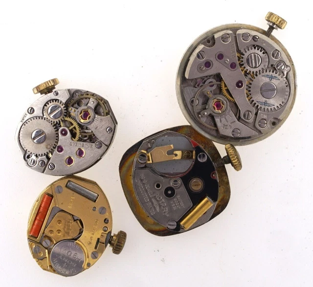 ROTARY & EVERITE Assorted Ladies Wristwatch Movements Ad135 £20.00 ...