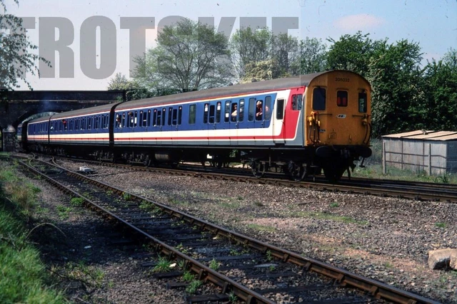 35MM SLIDE BR British Rail Diesel DEMU Class 205 032 Whitacre 1990 ...