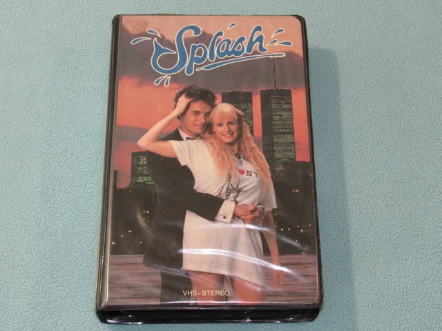 SPLASH (VHS, 1984) ~Tom Hanks, Daryl Hannah~ RARE Touchstone Clamshell ...