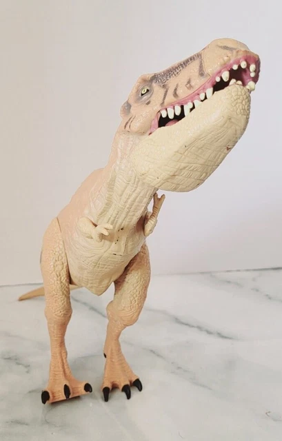 JURASSIC WORLD T Rex Tyrannosaurus Rex Toy Chomping Jaws Hasbro Working ...