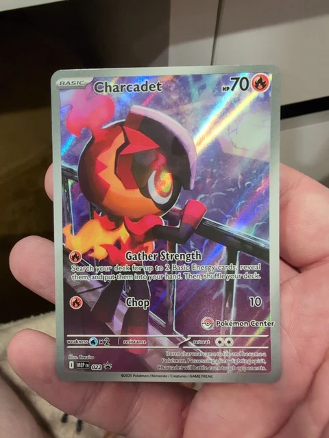 POKÉMON TCG PHANTASMAL Flames ETB Promo Charcadet Pokémon Center ...