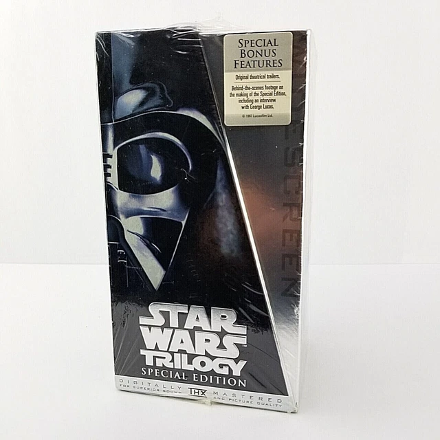 STAR WARS TRILOGY Widescreen Special Edition Silver VHS Box Set 1997 Bundle £70.00 - PicClick UK