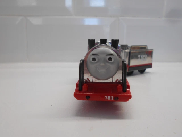FISHER PRICE TRACKMASTER thomas the tank engine battery train merlin £6 ...