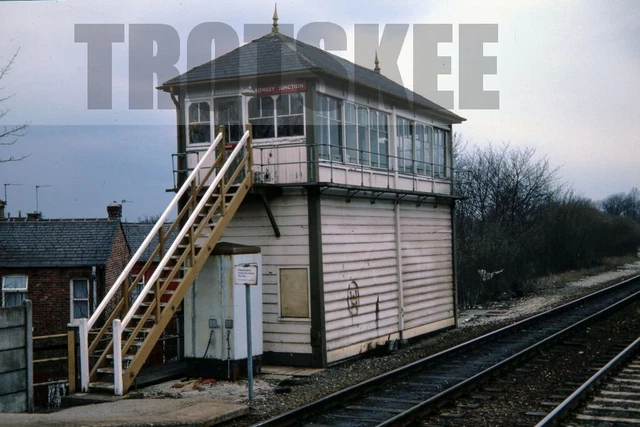 35MM SLIDE BR British Railways Scene View Bromley Junction Signal Box ...