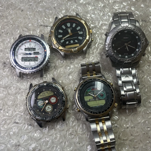 CITIZEN ANA DIGI Mens Watch Lot Promaster C500, C050, C162, C090, C820, T011 $150.00 - PicClick AU