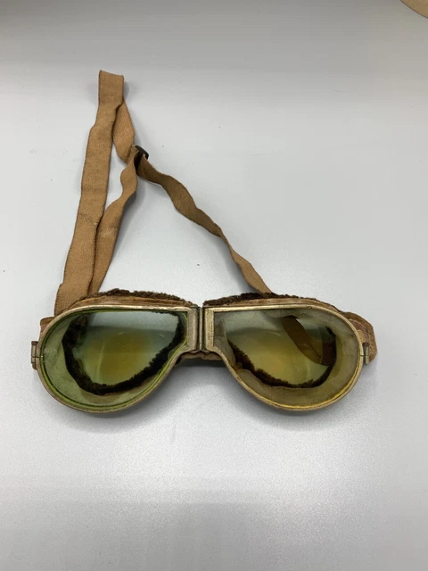 WW1 ERA RFC Flying Goggles Made By Triplex Unusual Lenses c1917 £89.00 ...