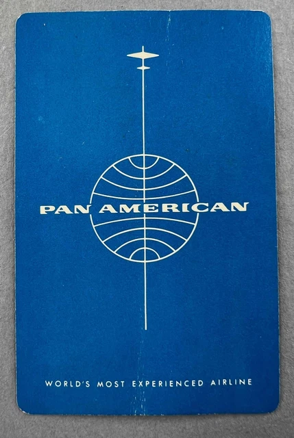 PAN AM PAN American World Airways 1958 Airline Pocket Calendar Paa £19.95 - PicClick UK