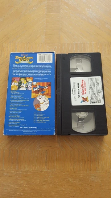 DISNEYS SING ALONG Songs - Fun With Music Vol 5 VHS 1993 - Billy Joel $11.89 - PicClick CA