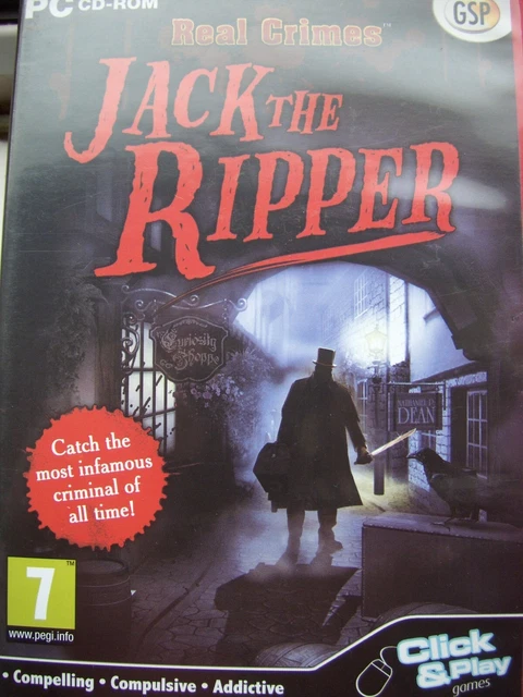 REAL CRIMES---JACK THE Ripper---Hidden Object Detective---Pc Cd EUR 1 ...