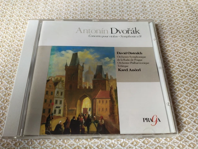 OISTRAKH - DVORAK : Violin Concerto - Symphony No. 8 - Ancerl - CD ...