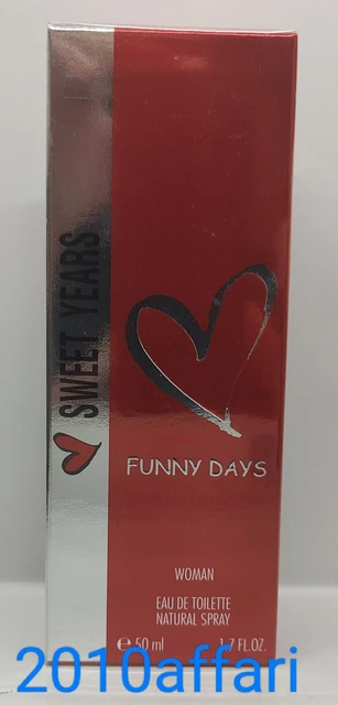 SWEET YEARS FUNNY Journées Femme Eau de Toilette 50 ML Spray EUR 17,40 ...