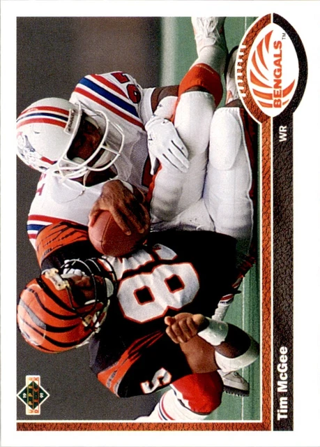 1991 UPPER DECK Tim McGee cartes de football #66 EUR 2,22 - PicClick FR