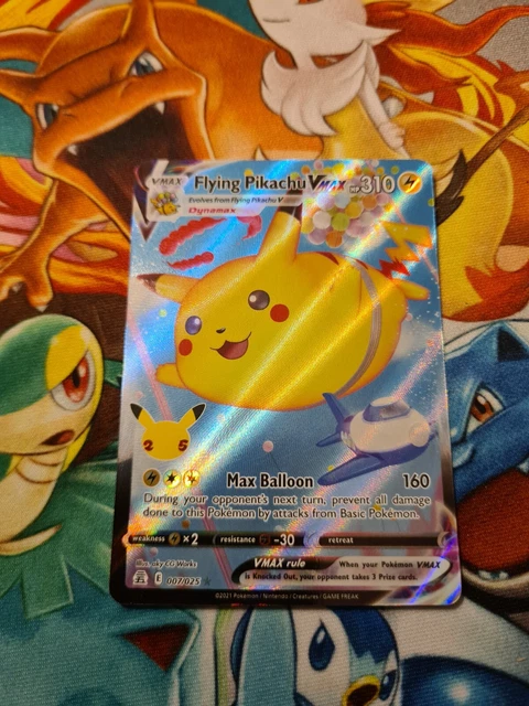 FLYING PIKACHU VMAX Celebrations 25th Anniversary 007/025 Pokemon Card NM TCG EUR 3,48 - PicClick DE