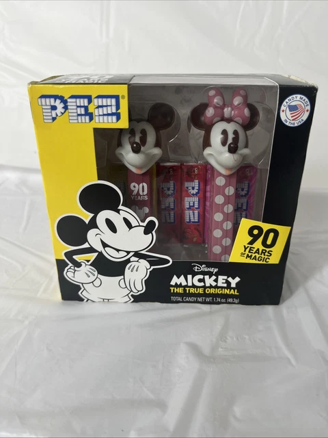 DISNEY'S MICKEY THE True Original 90th Anniversary Twin Pack PEZ ...