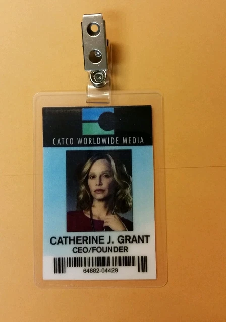 SUPERGIRL'ID BADGE -CATCO Ceo Catherine J. Grant Costume Prop Cosplay ...