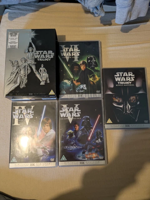 STAR WARS - The Original Trilogy (Box Set) (DVD, 2006) £1.76 - PicClick UK