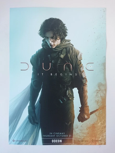 DUNE POSTER TIMOTHÉE Chalamet Denis Villeneuve Zendaya IMAX A3 EUR 11 ...