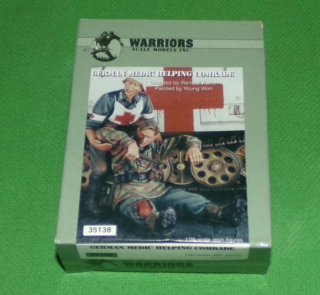 WARRIORS SCALE MODELS WW2 German German Medic 54mm Scale Resin Model ...