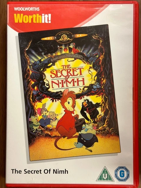 The Secret Of Nimh Dvd 1982 Animated Movie Classic Woolworths Worth It Eur 999 Picclick It
