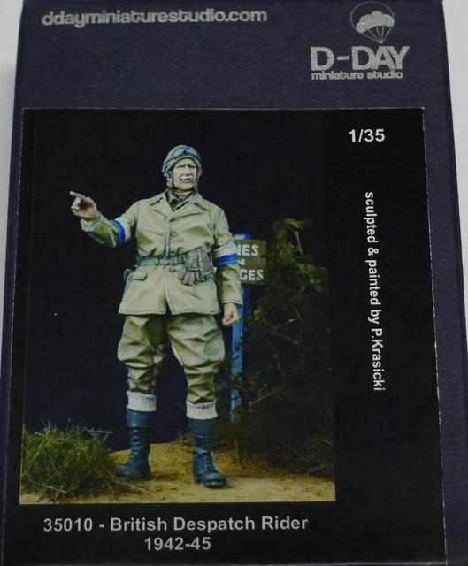 1/35 D-DAY MINIATUR Studio 35010 British Dispatch Rider EUR 92,08 ...