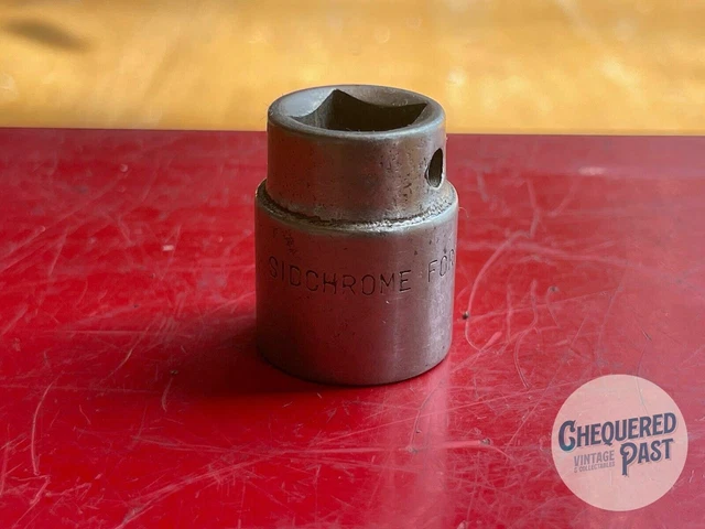 VINTAGE SIDCHROME 3/4& AF 1/2"dr Imperial Socket Made in Australia 2 # ...