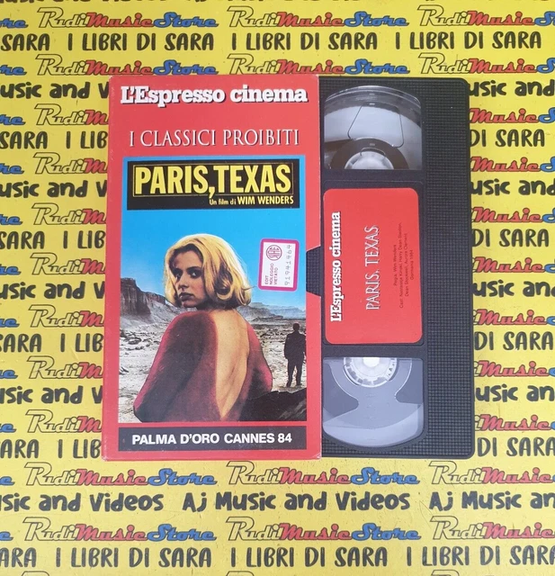 FILM*VHS CARTONATA PARIS TEXAS Kinski Stanton Wenders ESPRESSO CINEMA ...