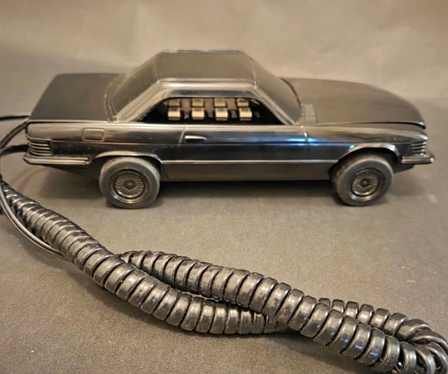 VINTAGE RTC CAR Phone Landline Black Corded With Box & Warranty Card £ ...