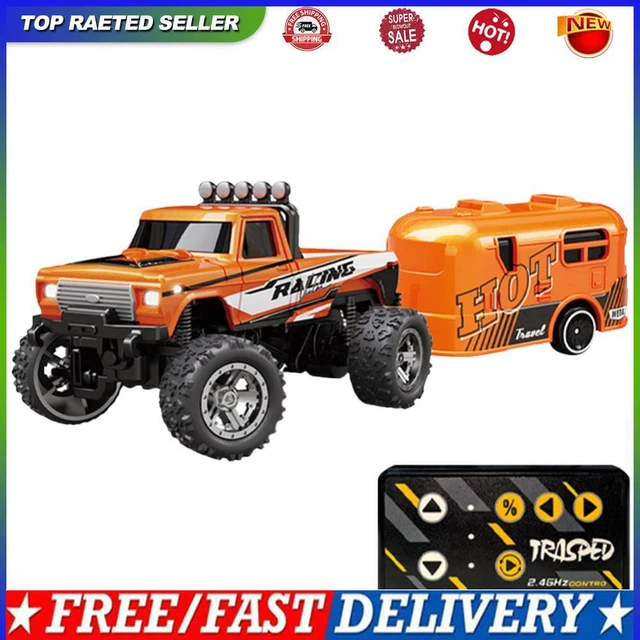 MINI RC MONSTER Truck 2.4Ghz Remote Control USB-C Rechargeable Children ...