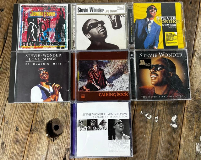 STEVIE WONDER ALBUM Bundle x7: Number Ones, Early Classics, Talking ...