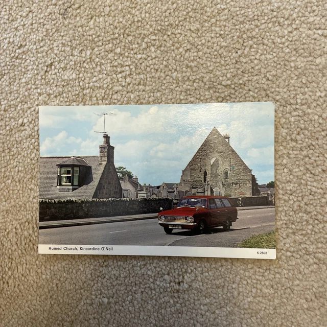 POSTCARD VINTAGE DENNIS Photocolour Unposted Ruined Church Kincardine ...