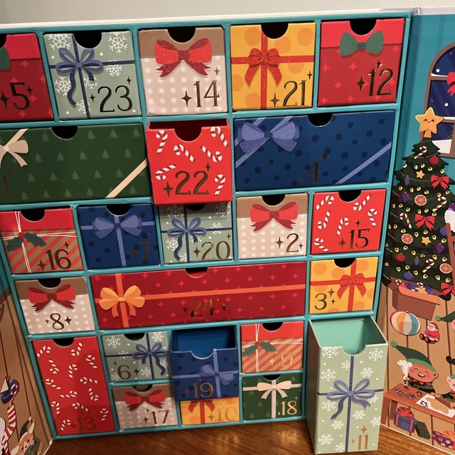 EMPTY - LEGAMI Reusable Advent Calendar – Santa’s Workshop – 34×40×7 cm ...