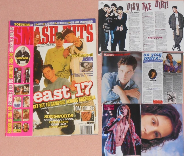 SMASH HITS 1994 -EAST 17 TAKE THAT Richard Marx JULIA ROBERTS/PETER ...