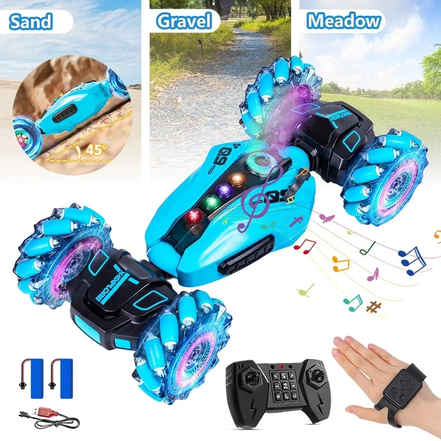 GESTURE RC CAR,4WD 2.4ghz Flexible Hand Controlled Stunt Cars Anti ...