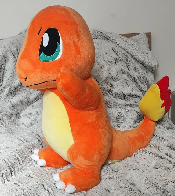 AUTHENTIC PLUSH PELUCHE life size Salamèche Charmander Pokémon Center ...