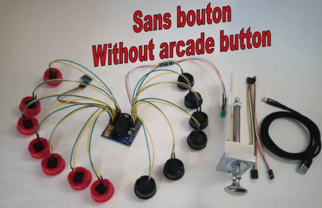 VIRTUAL PINBALL PINCAB Kit USB : Plunger + Nudge + sans arcade Buttons ...