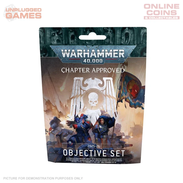 WARHAMMER 40000 - Chapter Approved Objectives Set (2025-26) $54.95 ...