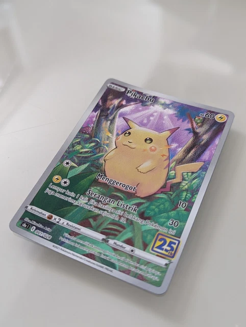 PIKACHU 001/028 S8A 25th Anniversary Collection - Pokemon TCG Card Indonesian $3.00 - PicClick AU