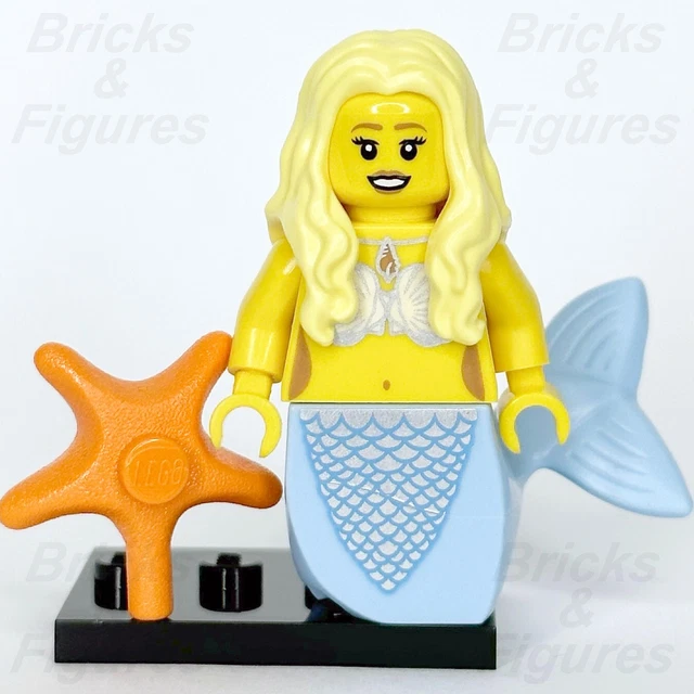 LEGO® MERMAID MINIFIGURE with Starfish Collectible Series 9 71000 #12 ...