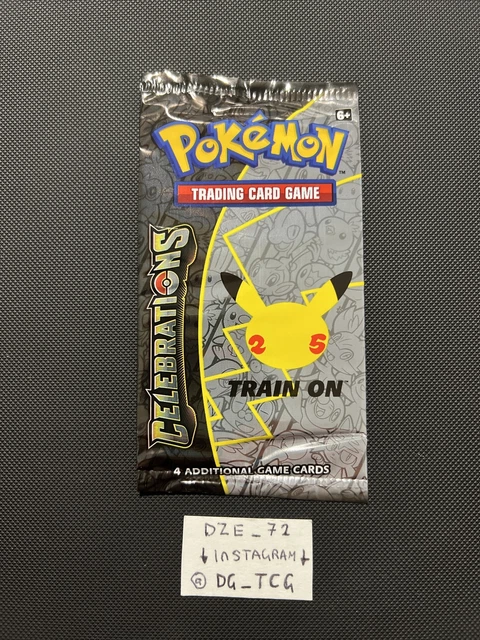 POKEMON 25TH CELEBRATIONS - Error Pack ( 1 CARD ERROR PACK FRESH FROM ...