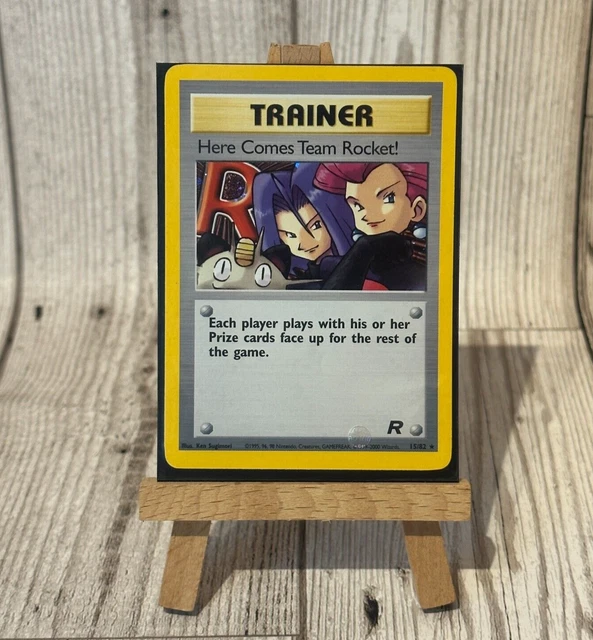 POKEMON CARD - Here Comes Team Rocket Trainer - 15/82 - Holo Rare - H ...