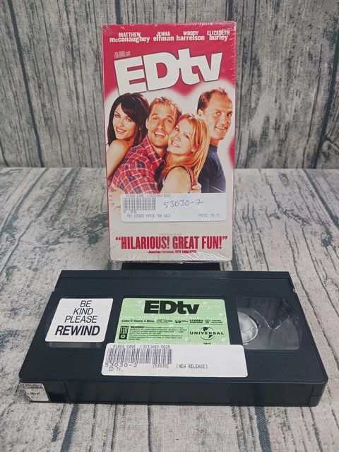 EDTV (VHS, 1999, Universal) Mathew McConaughey, Woody Harrelson - Pre-Owned £21.72 - PicClick UK