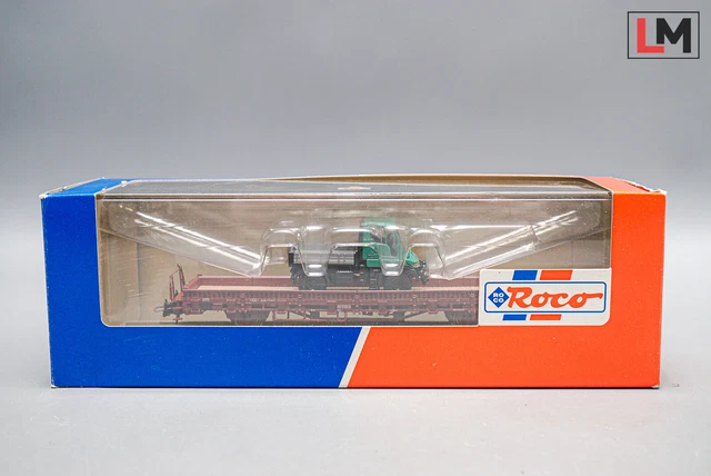 H0 ROCO 47178 Güterwagen mit MB Unimog // Y_716 EUR 17,35 - PicClick DE